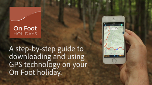How to use GPS tracks for your walk - On Foot Holidays
